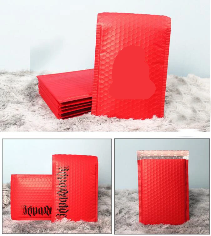 20pcs-RED-CD-CVD-Packaging-Shipping-Bubble-Mailers-paper-Padded ...