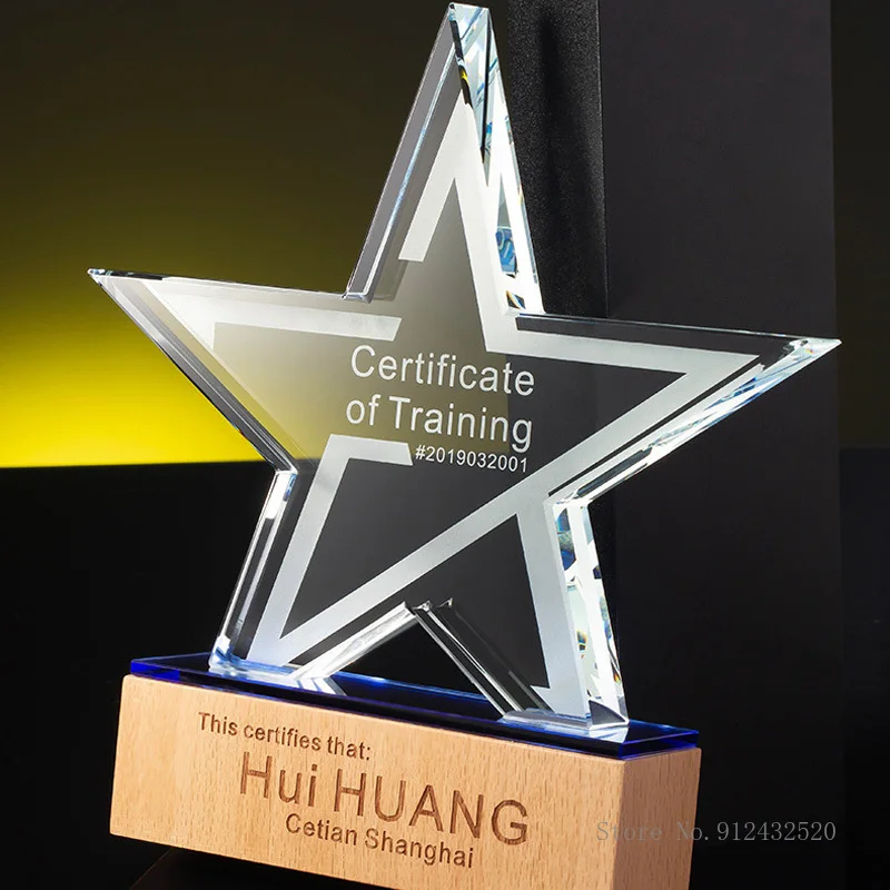 Star Acrylic Award Trophy