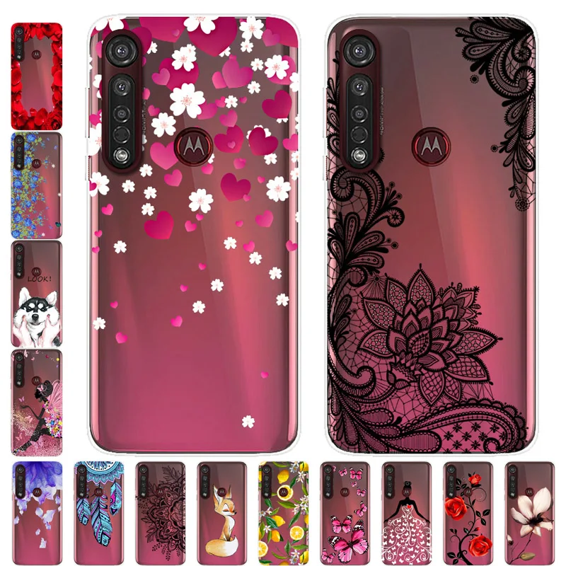 For Motorola Moto G8 Power Case TPU Silicone Soft Cartoon Clear Case ...