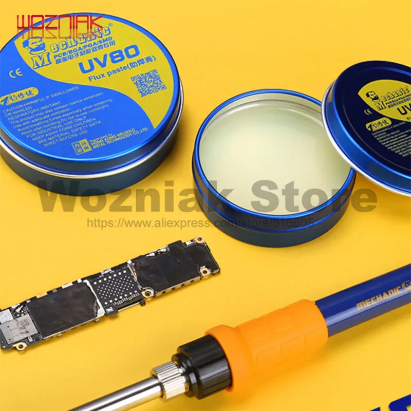 Mechanic New Mcn-Uv80 No-Clean Forrasztás Fluxus Paszta Gyarmat No-Tiszta Forrasztó Vas Hegesztő ...