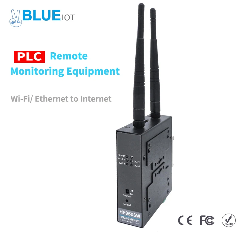 산업용 Plc 원격 모니터링 장비 4 포트 Rj45 네트워크 리눅스 시스템 지원 와이파이 이더넷 인터넷 웹 구성엑세스 제어