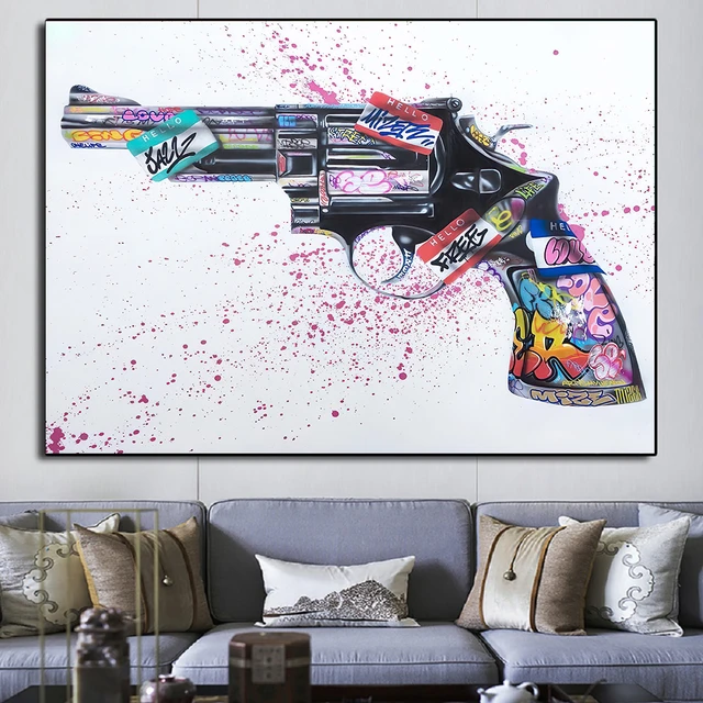 Abstract Gun Art