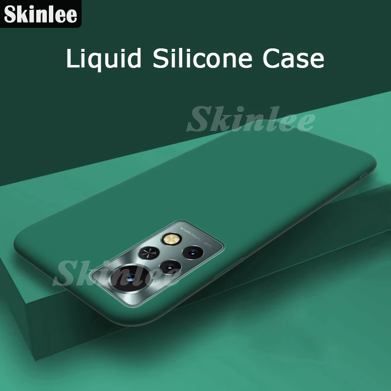 Skinlee For Infinix Note 11S Case Full Protection Soft Liquid Silicone ...