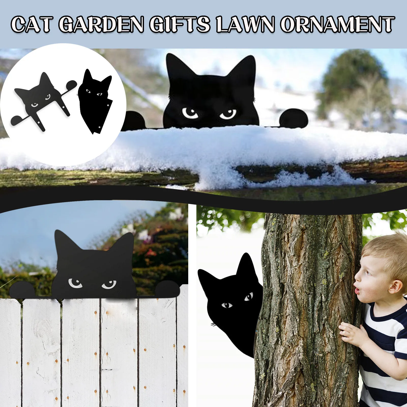 Cat Window Sticker or Peeping Tom Cat Decal Kitty Sticker Gift Home ...