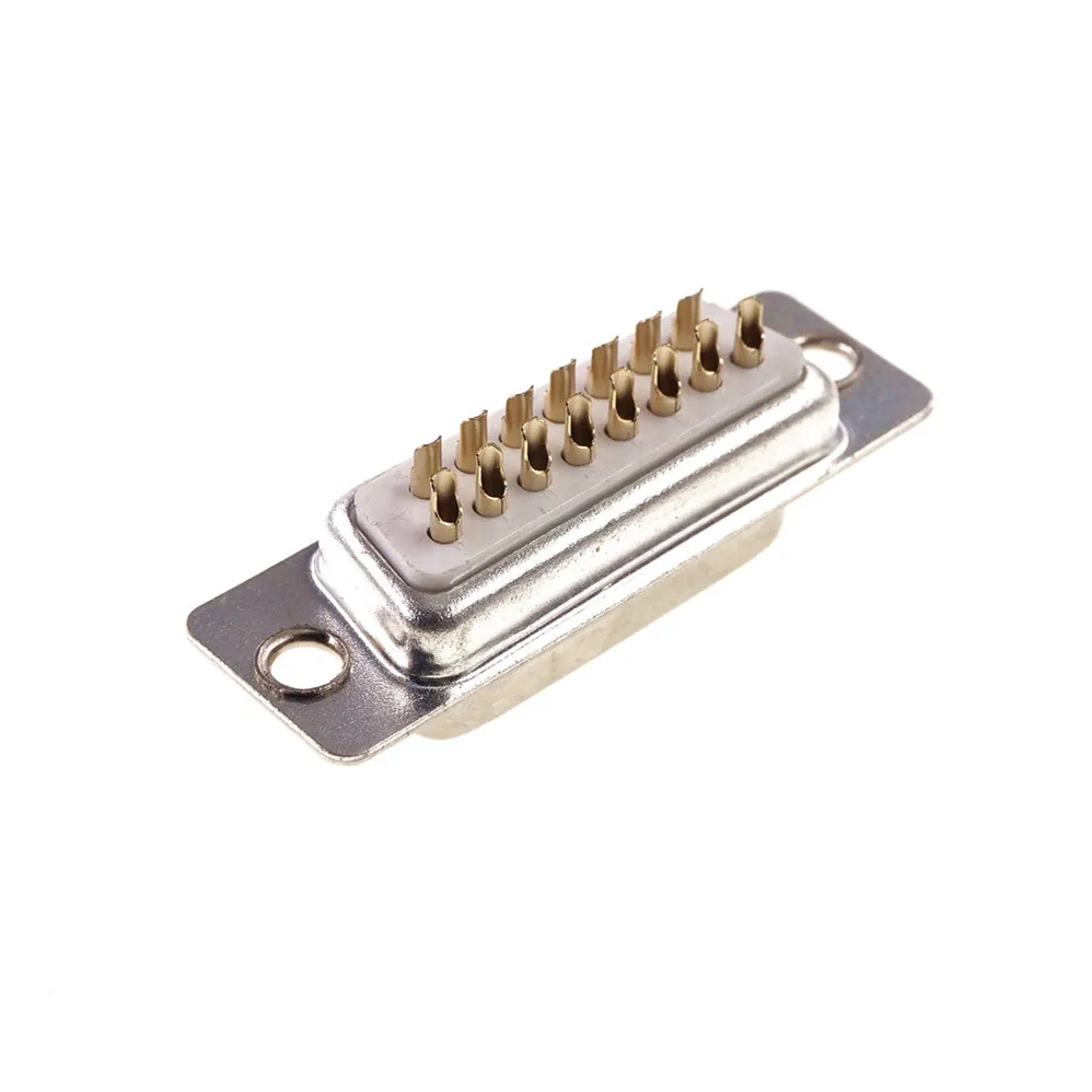 20Pcs D-SUB Connector 15 Position Receptacle Socket Solder Wire Type ...