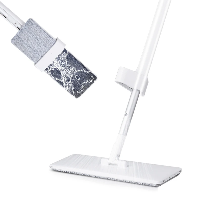 Spray Mop Hand Free Self Wringing Microfiber Flat Floor Mop Kit Dry And ...