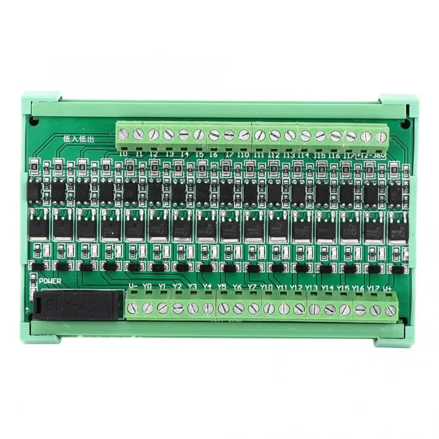 16 Channel Plc Amplifier Board Photoelectric Isolation Relay Module ...