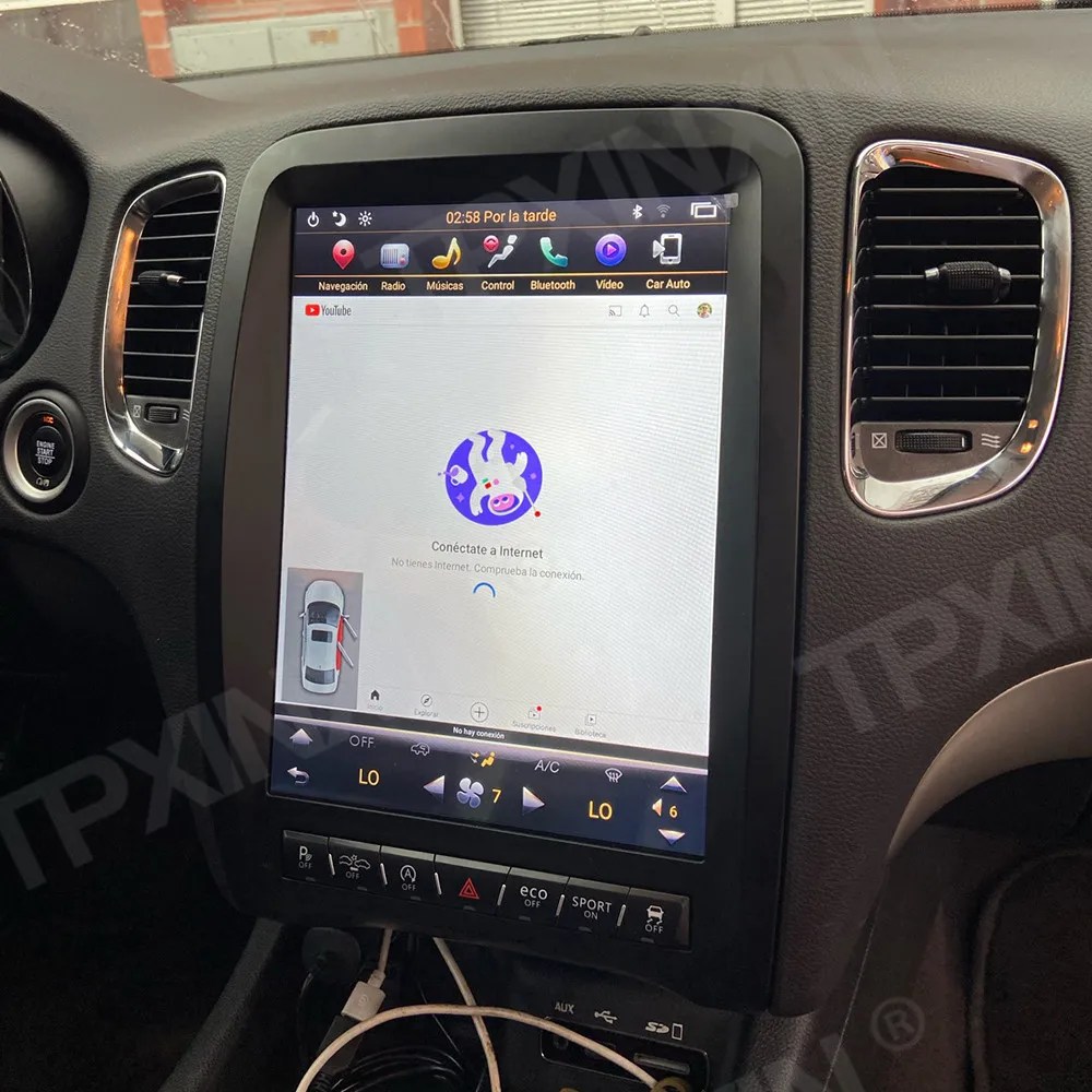Tesla Style For Dodge Durango 2010-2020 Android Multimedia Car Radio ...