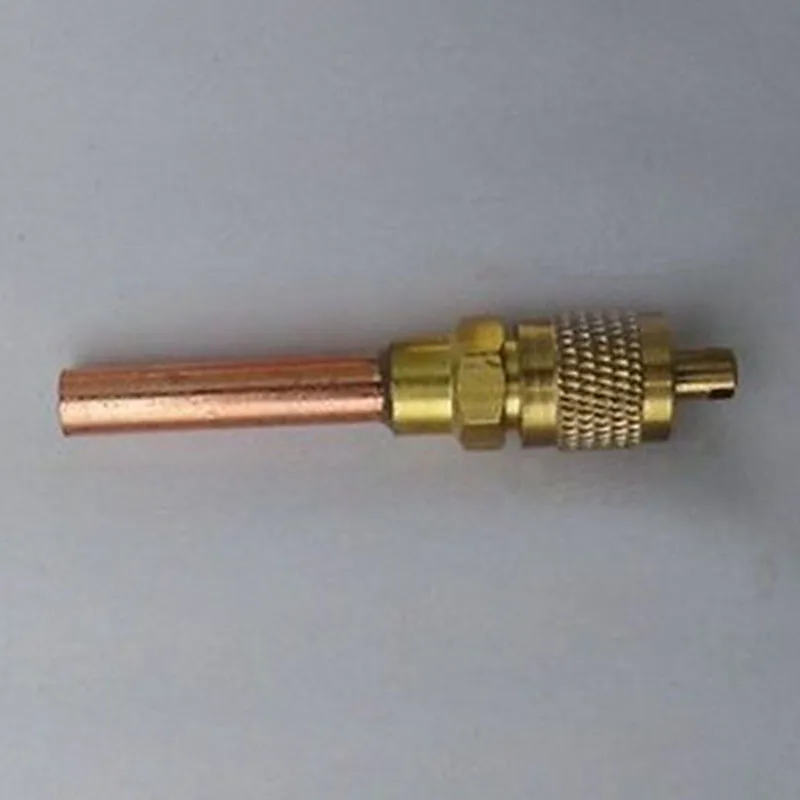 6.35x0.6x40mm Copper Gas Access Valve With Coper Tube For Fridge ...