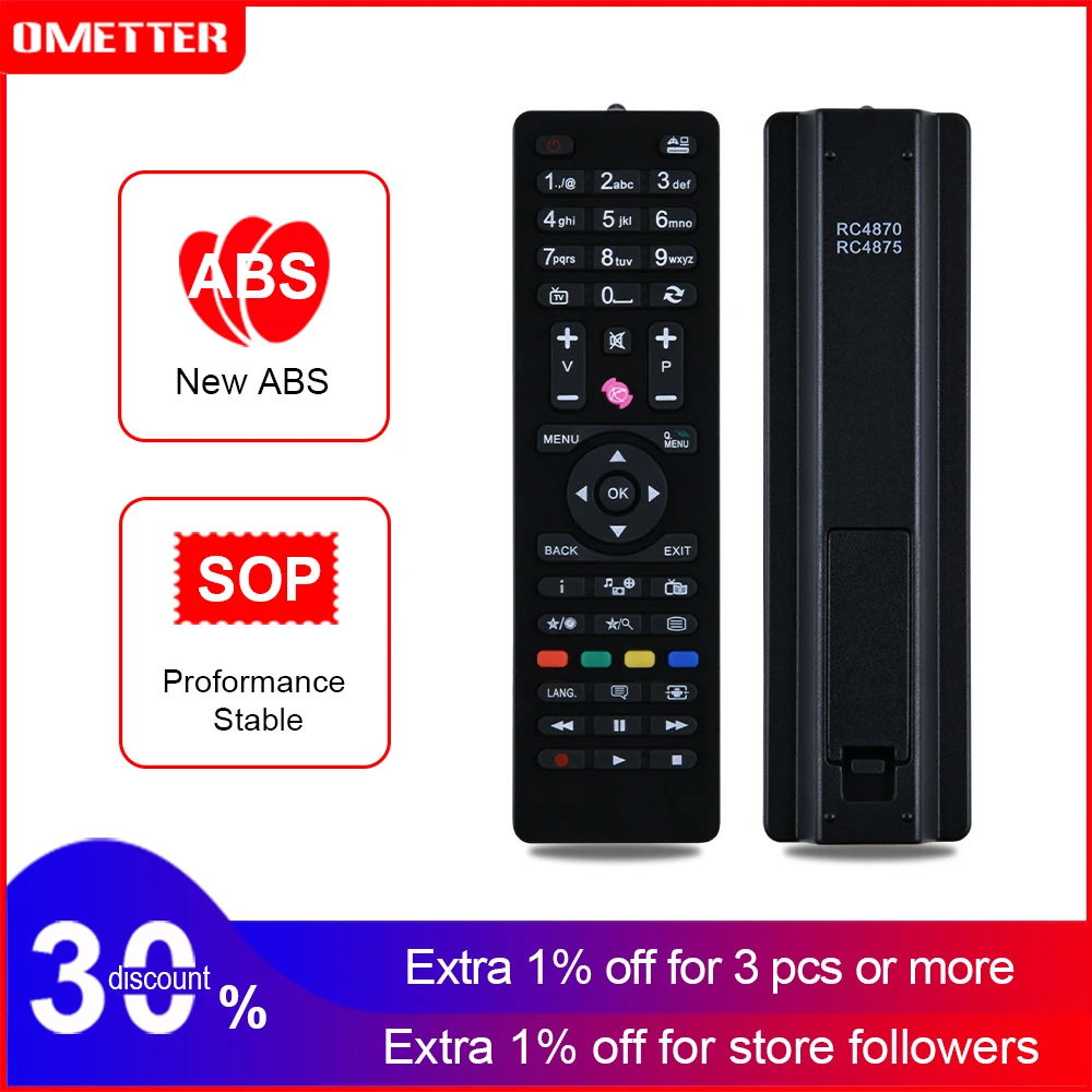 Remote Control Use For Telefunken Rc4870 Rc4875 Rc4849 For Hitachi ...