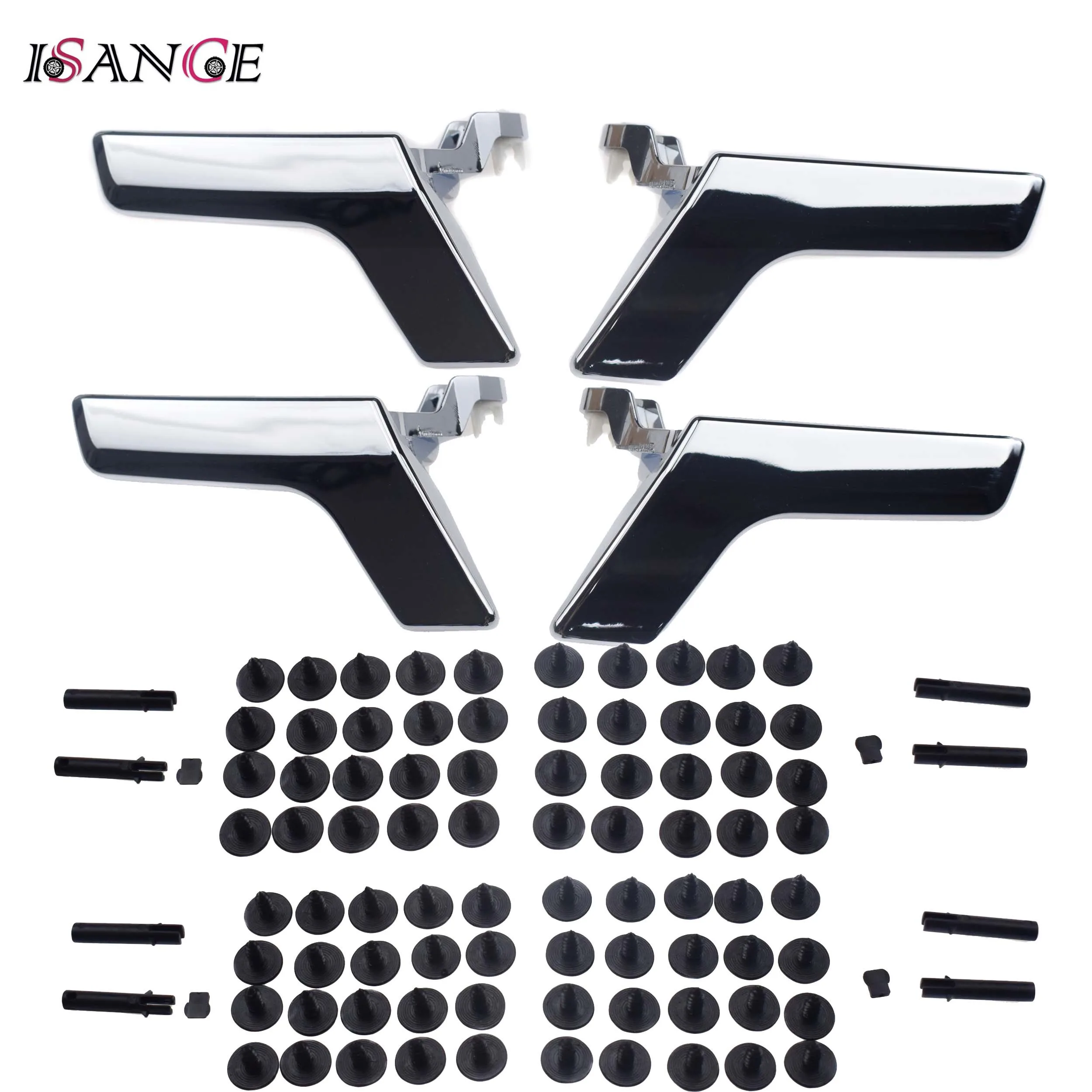 For W204 X204 C-Class GLK-Class Chrome Interior Inside Door Handle Pull ...