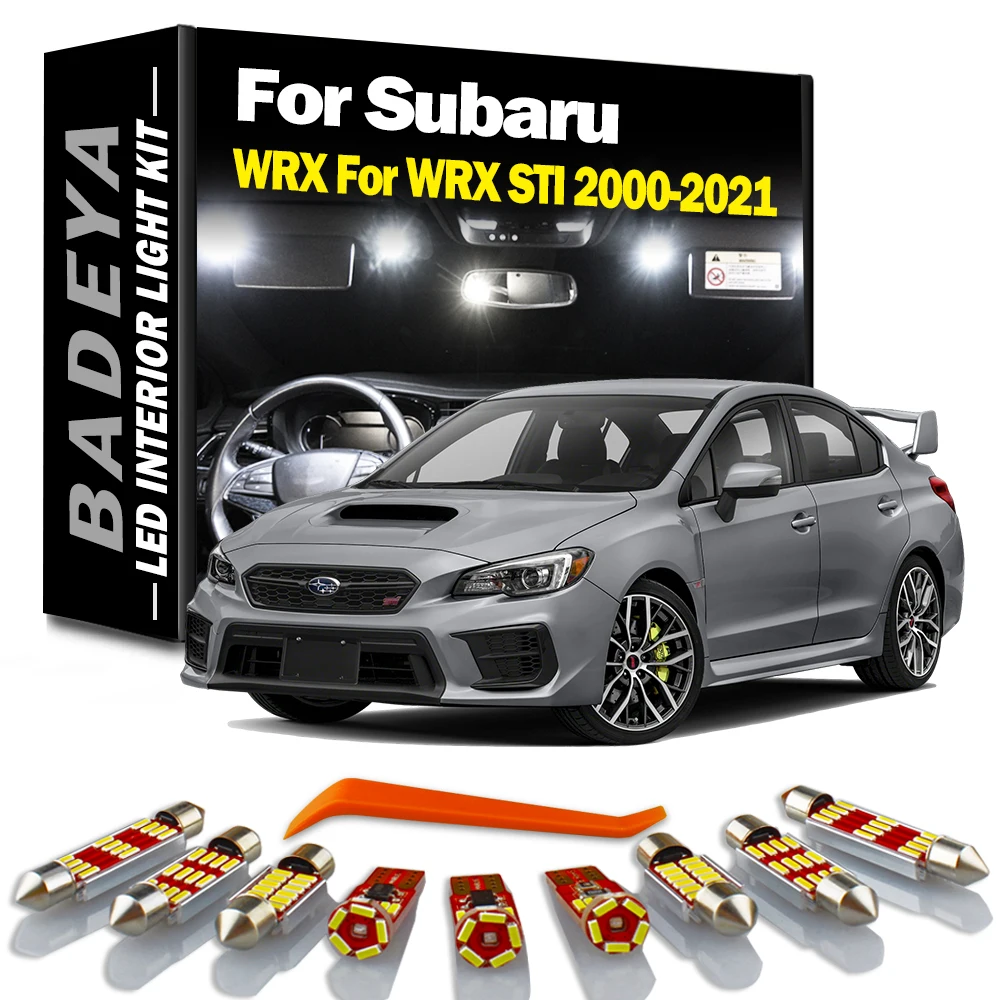 BADEYA LED Interior Map Dome Light Kit For Subaru WRX For WRX STI 2000 ...