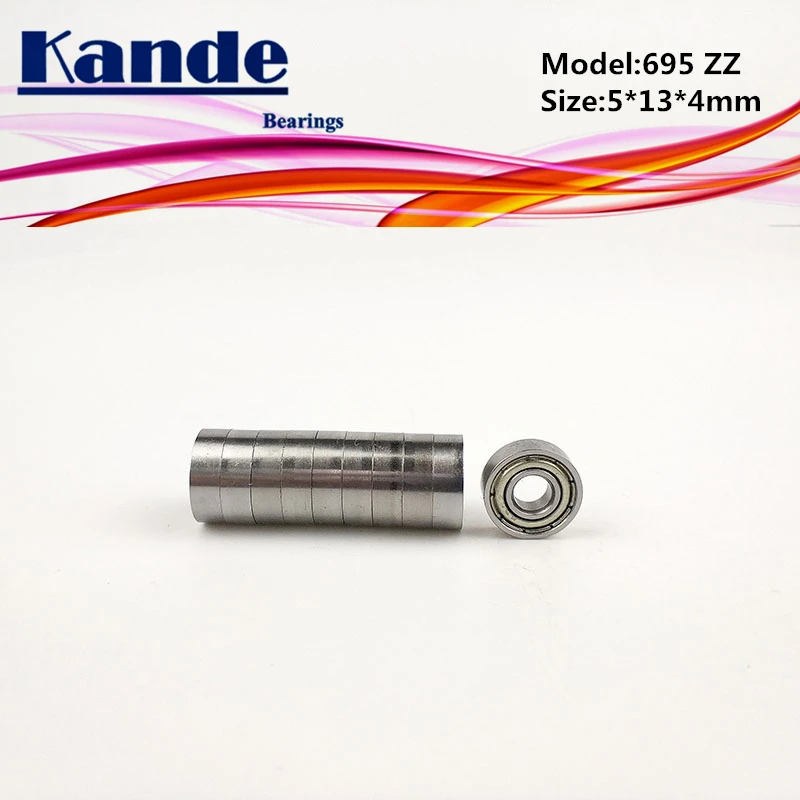 Kande Bearings 695zz 10pcs Abec-1 695-2z Abec-3 695zz 10pcs Abec-5 695 ...