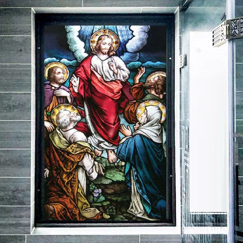 Custom Size Self-Adhesive Window Glass Films Sticker Paper Door ...