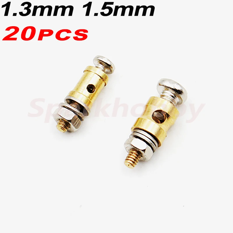 20PCS-1-3mm-2-1mm-copper-Pushrod-Linkage-Stopper-Servo-Connectors ...