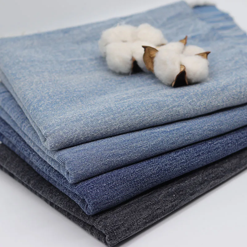 Distressed Denim Fabric