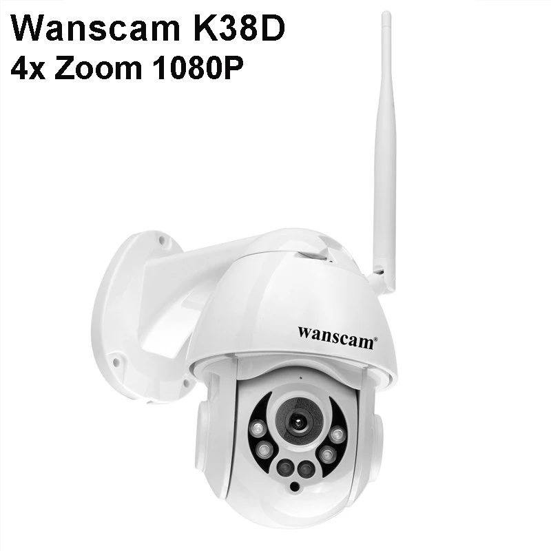 Wanscam K38D 4x Zoom 1080P инфракрасная ip-камера ночного видения ...