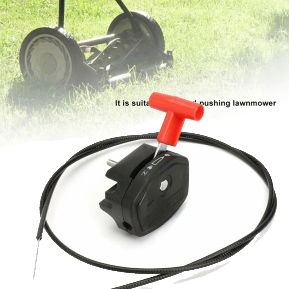With1.4m Cable Universal Lawnmower Throttle Switch Lever Control Garden ...