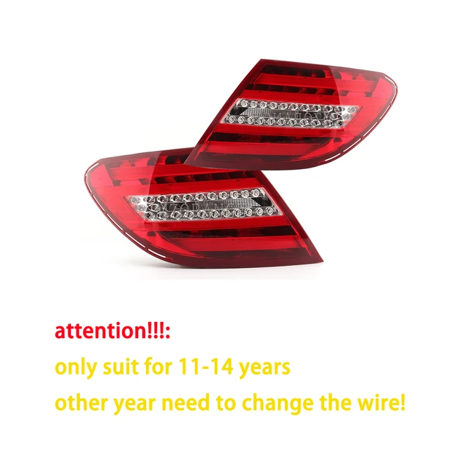 Rear Tail Light Assembly For Mercedes Benz W204 C180 C200 C220 C260 ...