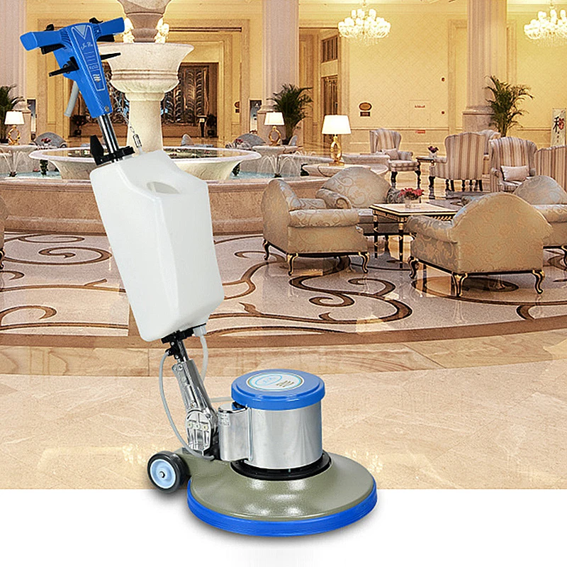 Floor Polishing Machine 15L Push Type Brushes Wiping Machine Polishing ...