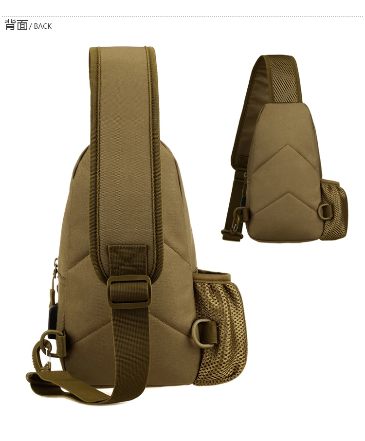 Sacs à dos randonnée,Sac de poitrine militaire tactique Molle pour ...