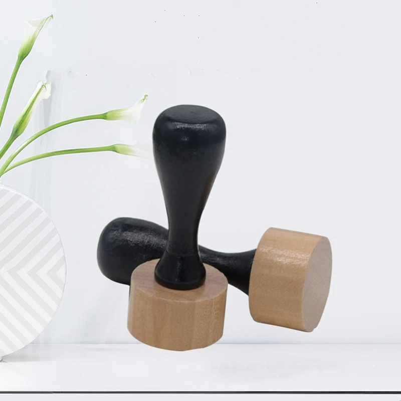Custom Design Rubber Stamp Wood handle Retro Scrapbooking Wedding ...
