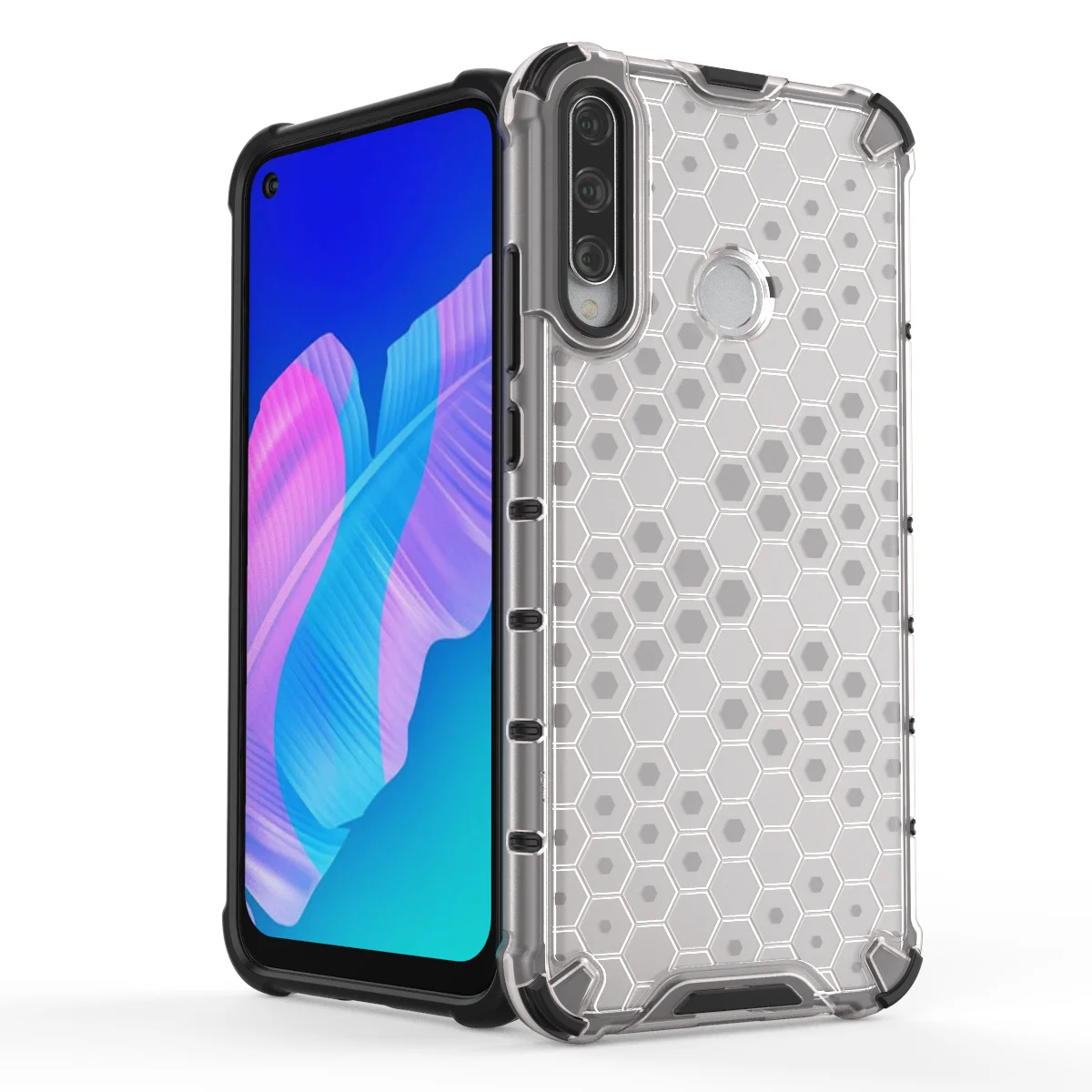 For Huawei Y7P Case Heavy Duty Honeycomb ShockProof Airbag Soft TPU ...