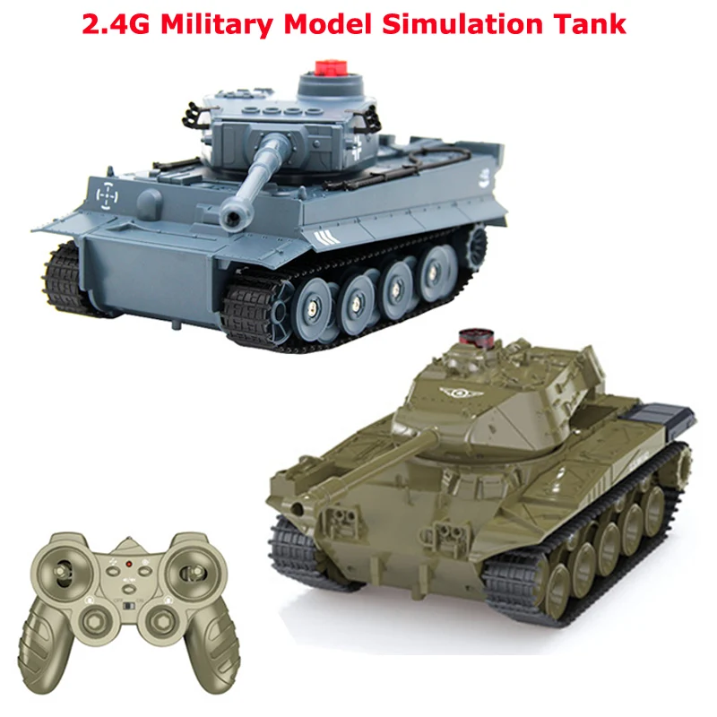 Jjrc Q85 Rc Car Tank 2.4g Military Model Simulation Battle Sound Tank ...
