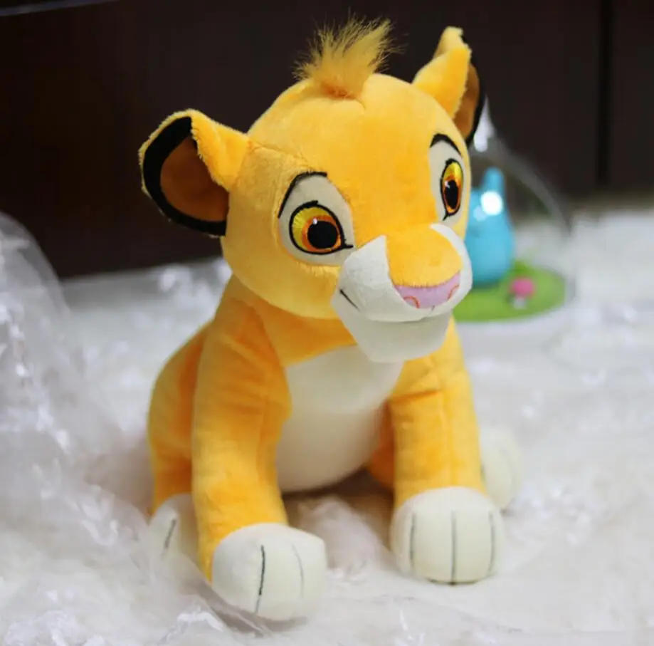 26cm Movie The Lion King Simba Plush Doll Toys Stuffed Soft Sitting ...