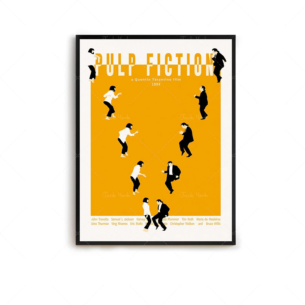 Pulp Fiction Movie Poster Minimalist
