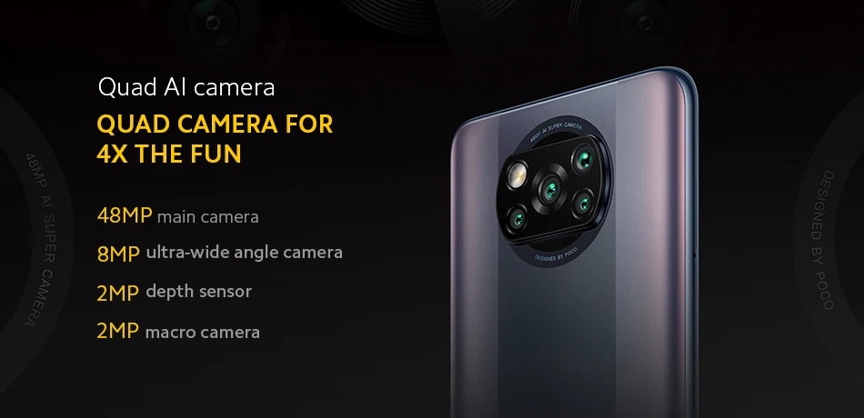 Celular poco x3 pro nfc, versão global, 6gb, 128gb/8gb, 256gb ...
