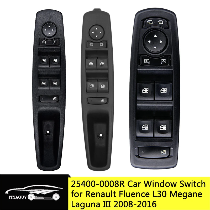 25400 0008R 254000015R 809610016R Front Left Drive Side Master Window ...