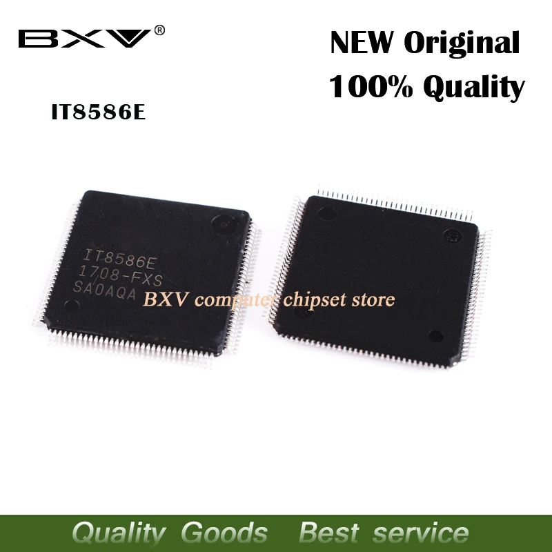 10 unids/lote IT8586E FXA FXS CXS TQFP QFP 128 chip de ordenador portátil offen uso nuevo ...