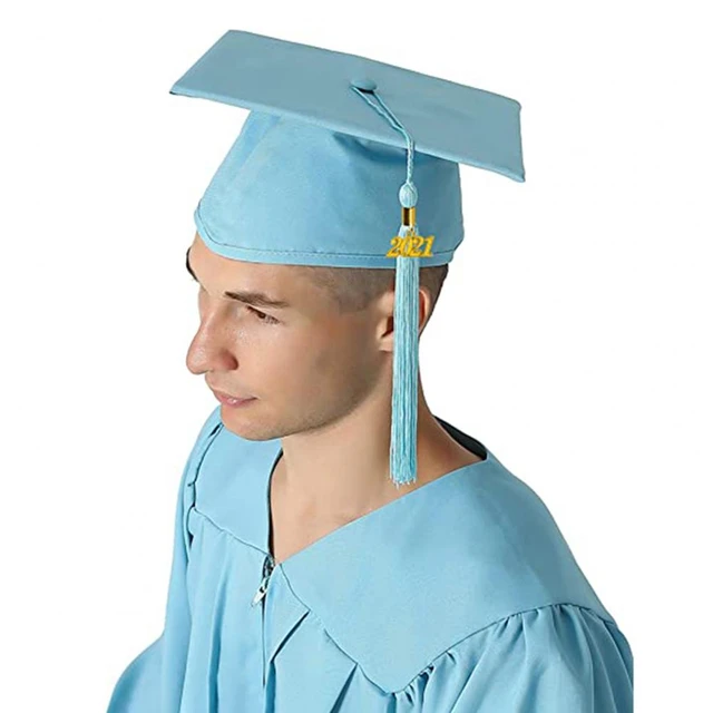 Light Blue Graduation Cap
