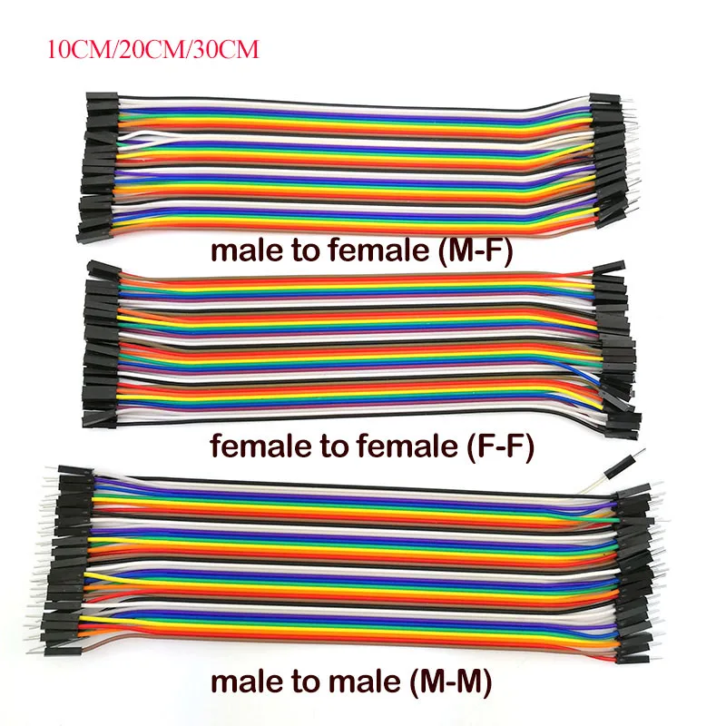 10CM-20CM-30CM-Jumper-Wire-Male-to-Male-Female-to-Female-Pin-Male-to ...