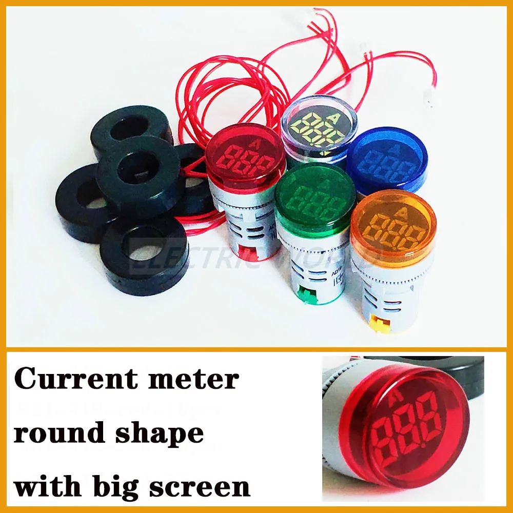 Current-Meter-22mm-LED-Digital-Display-Gauge-Indicator-Signal-Lamp ...