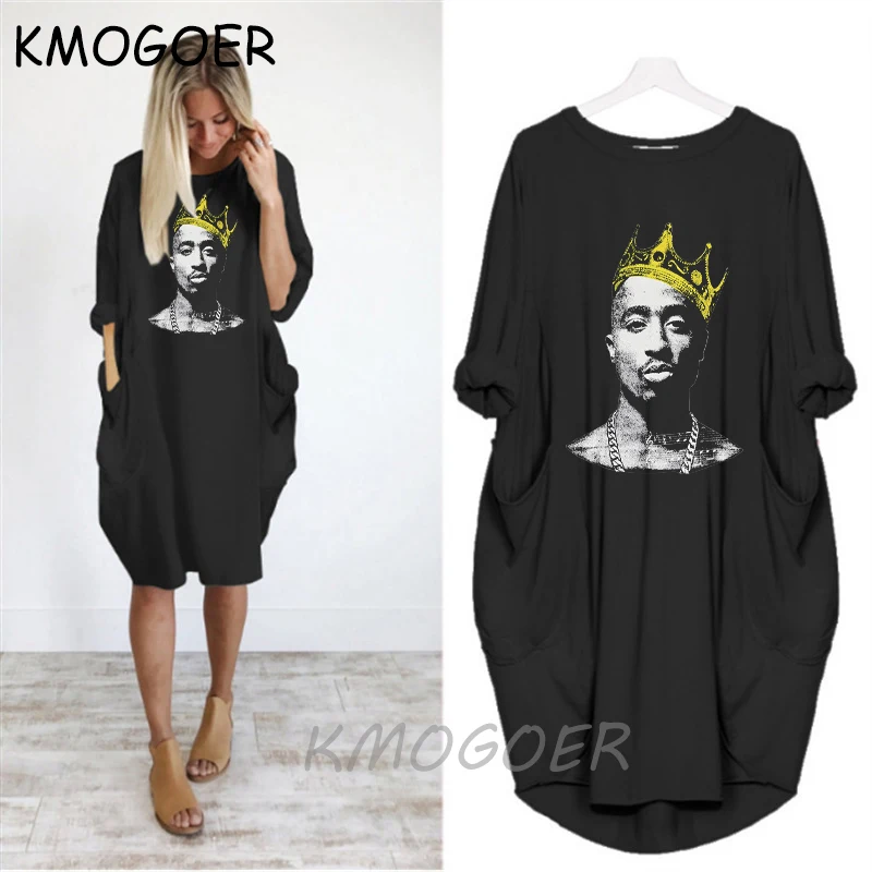 Tupac-Shakur-2021-Fashion-Brand-Women-Dress-Hip-Hop-T-Shirt-Long-Sleeve ...