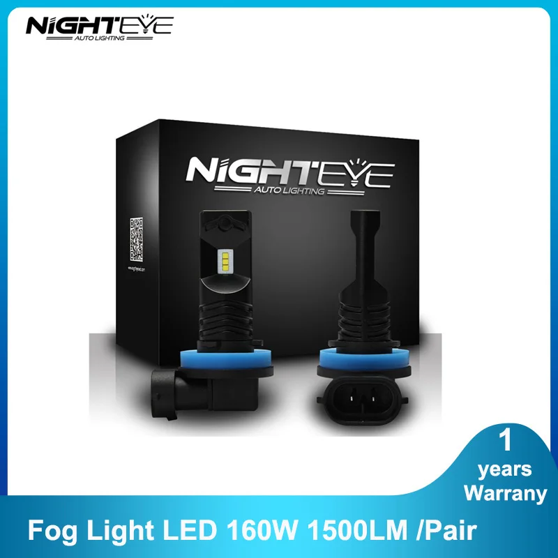 Novsight H11 H7 Car Led Fog Light Bulb H3 H1 9006 Hb4 6500k 160w 1600lm ...