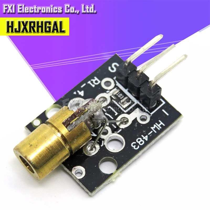 5PCS KY 008 650nm Laser sensor Module 6mm 5V 5mW Red Laser Dot Diode ...