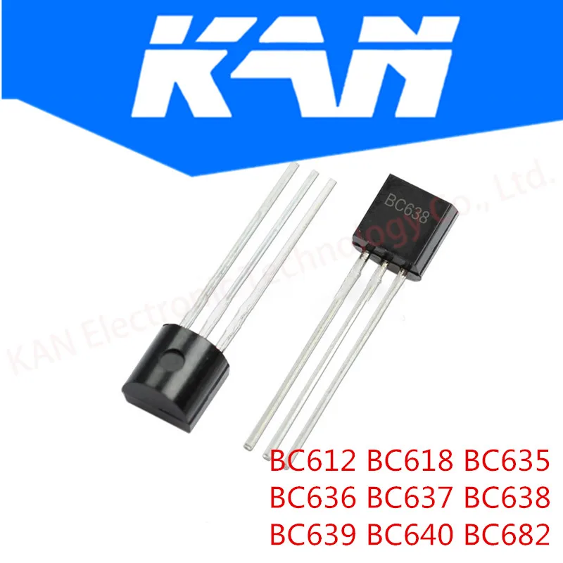 100PCS-BC640-BC638-BC635-BC637-BC618-BC612-BC636-BC639-BC682-triode ...
