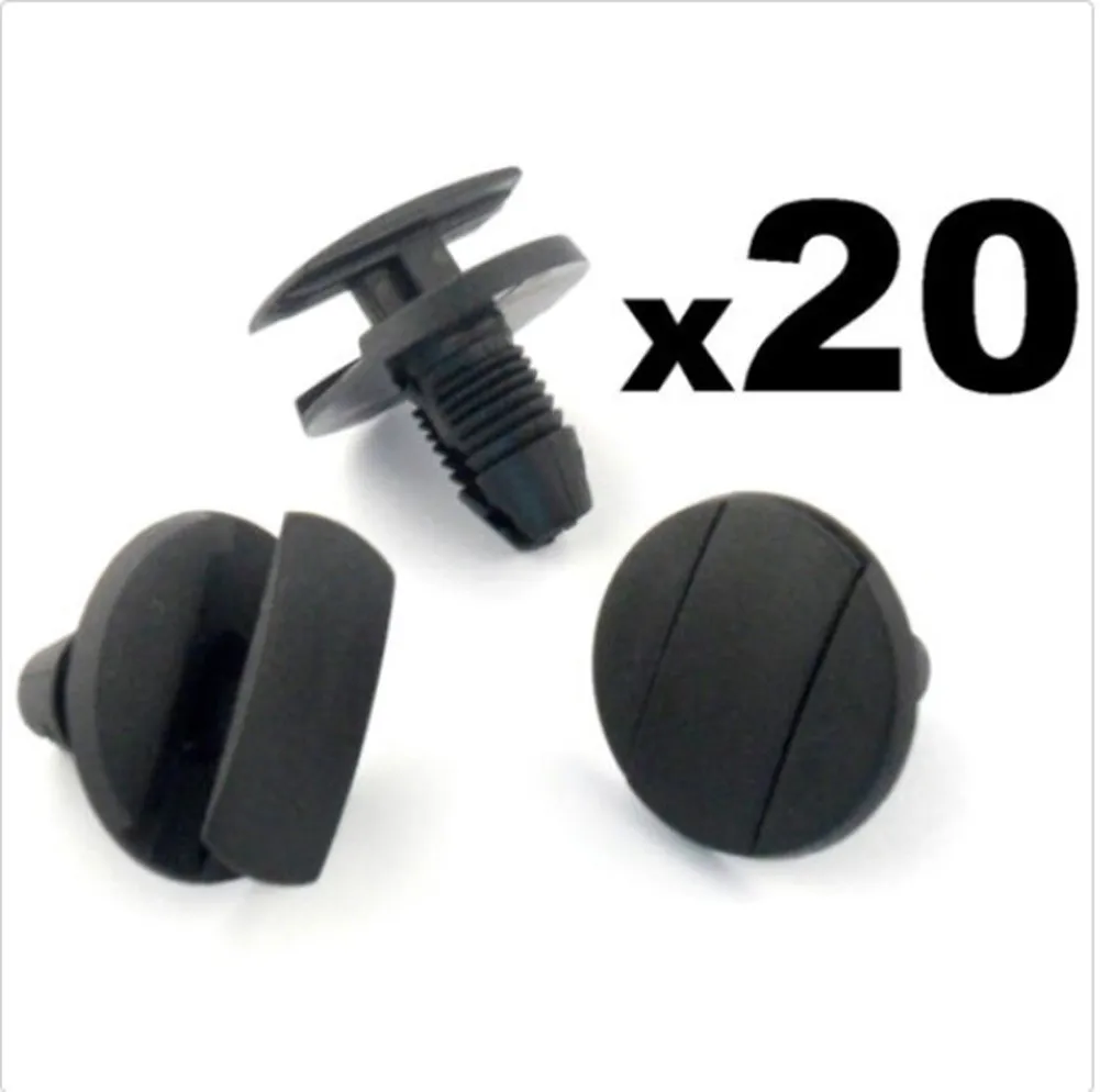 20Pcs-Auto-Bumper-Fastener-Hole-Rivet-Retainer-Push-Cover-Fender-Car ...