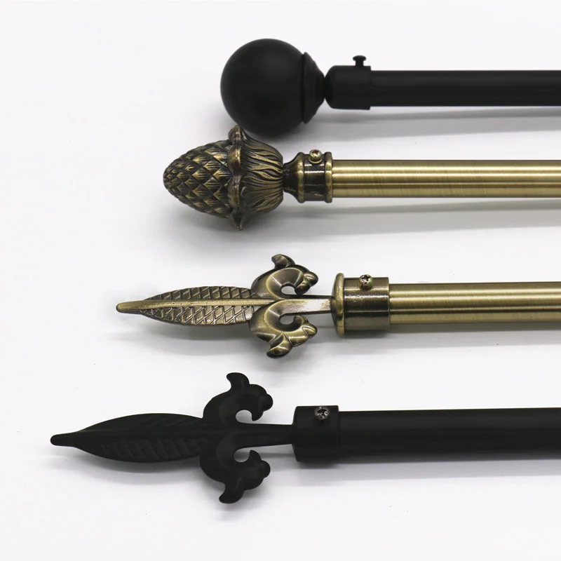 Belgium-Tapestries-Hanging-Rod-Telescopic-Pole-Curtain-Pine-cone-Roman ...