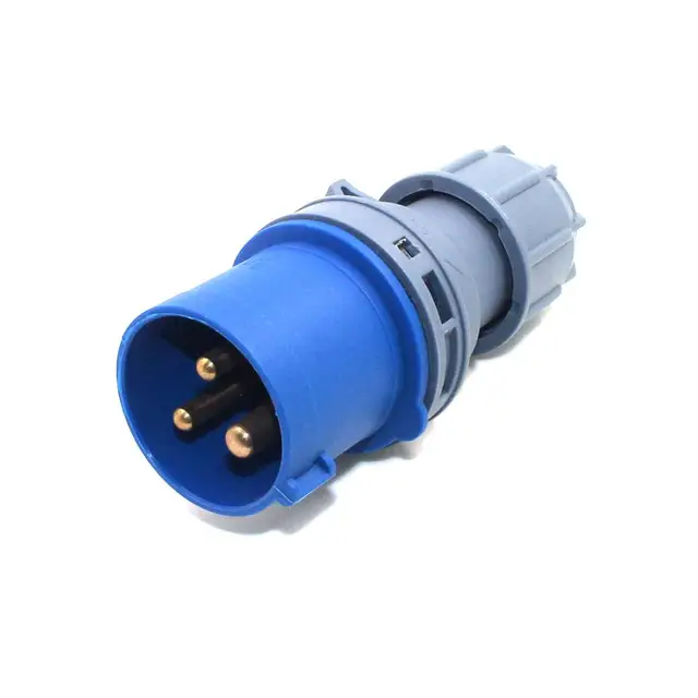 Industrial Plug Connector 16A-6H 250V waterproof dustproof IP44 2P+E Industrial Socket 3P Female ...