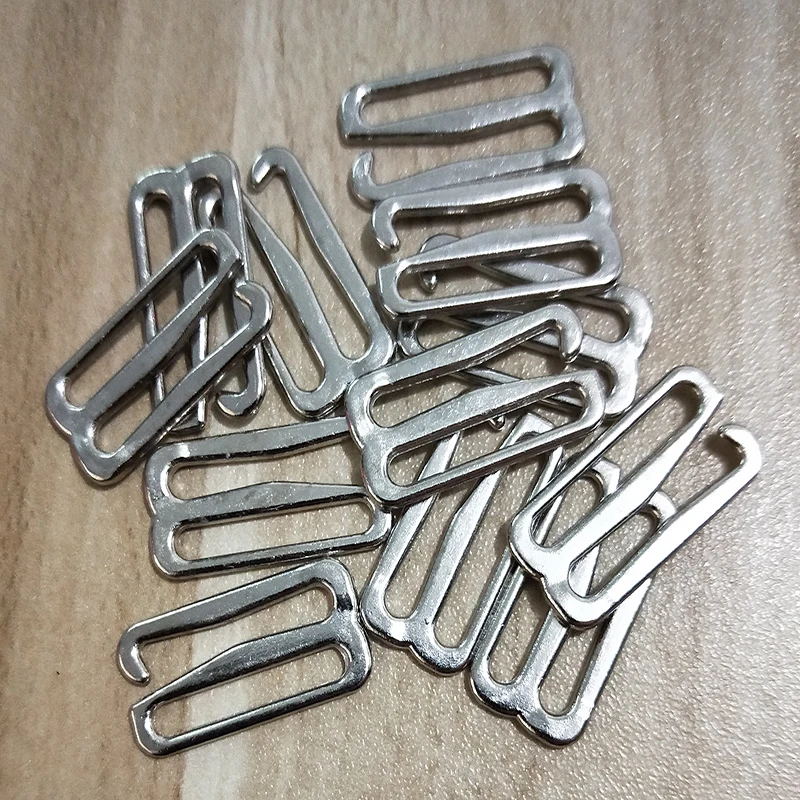 10PCS Metal Bra Strap Ajuste Ajustador Lingerie Slider Ganchos Bikini ...