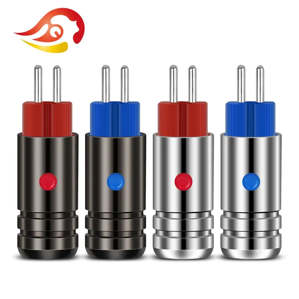 QYFANG Aurora 0.78mm Earphone Pin Rhodium Plated Beryllium Copper Plug ...