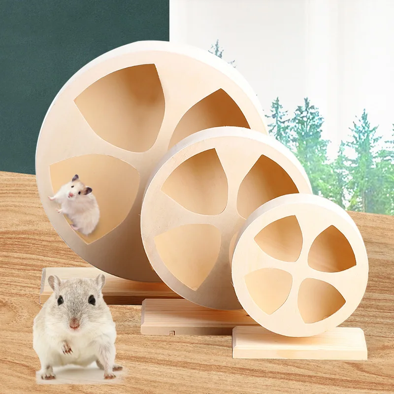 Wooden Hamster Running Wheel Disc | Hamster Exercise Wheel | Pet ...