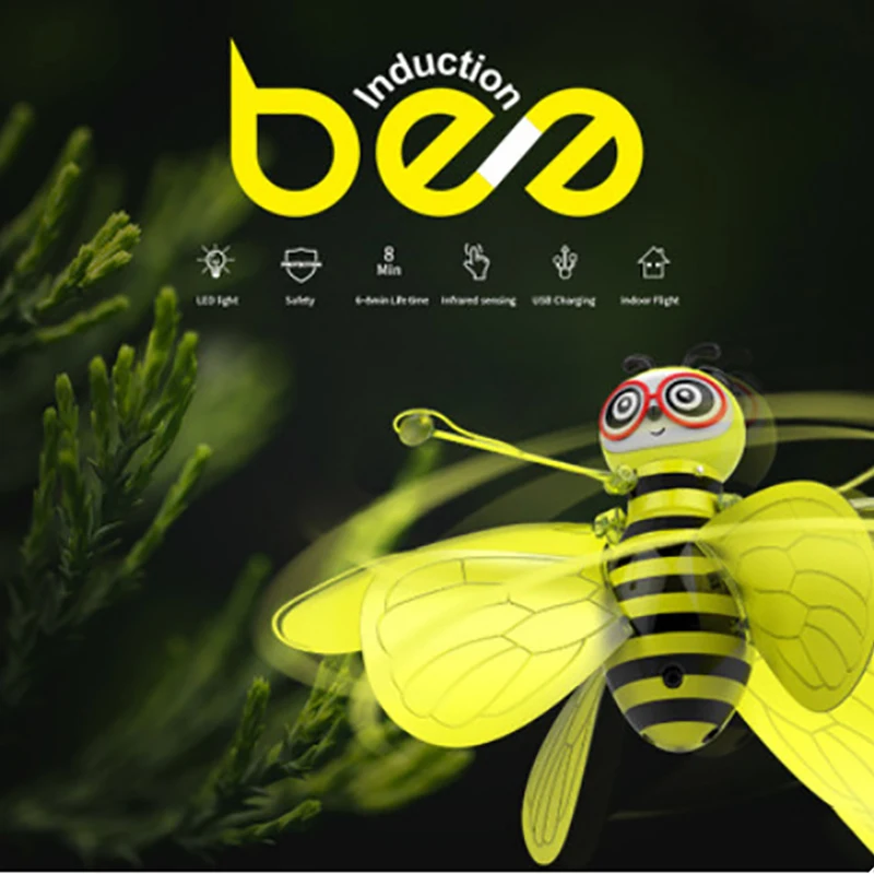 FTL™ Drop Resistant Light Up Flying Fairy Bee Drone - FunToyLab