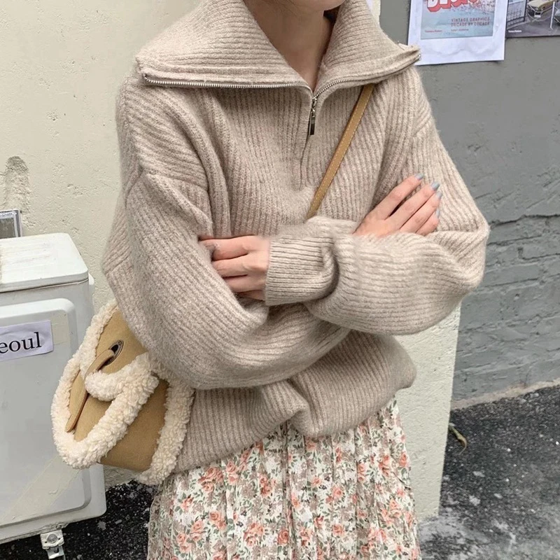 Suéter Vintage Harajuku holgado para mujer, Jersey informal de manga ...