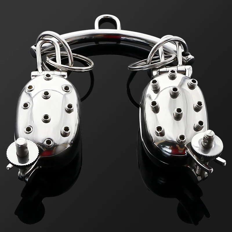 Evil Shells Stainless Steel Ball Stretcher And Ball Crusher Spiked CBT ...