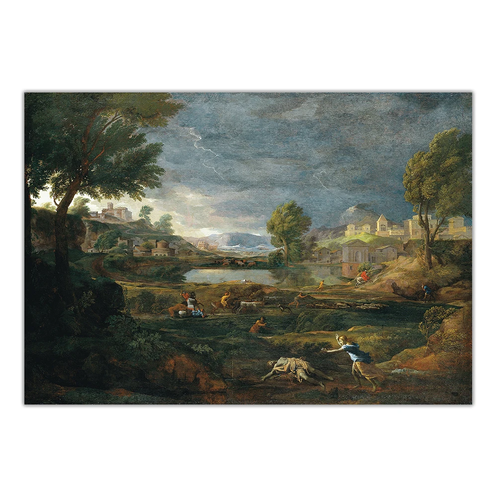 Pyramus And Thisbe Painting Wall